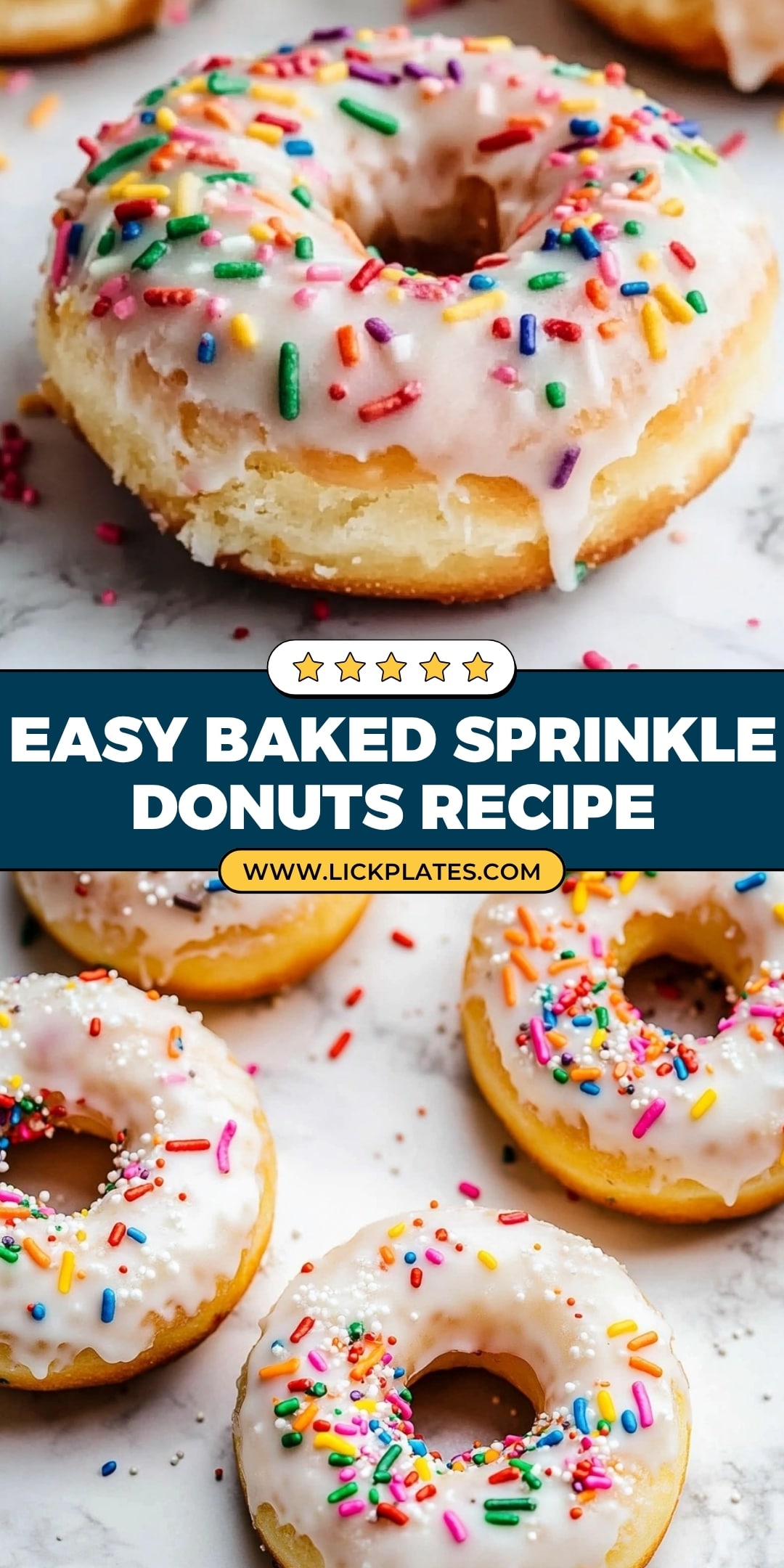 Sprinkle Donuts Recipe: Bake Joyful Rainbow-Colored Treats