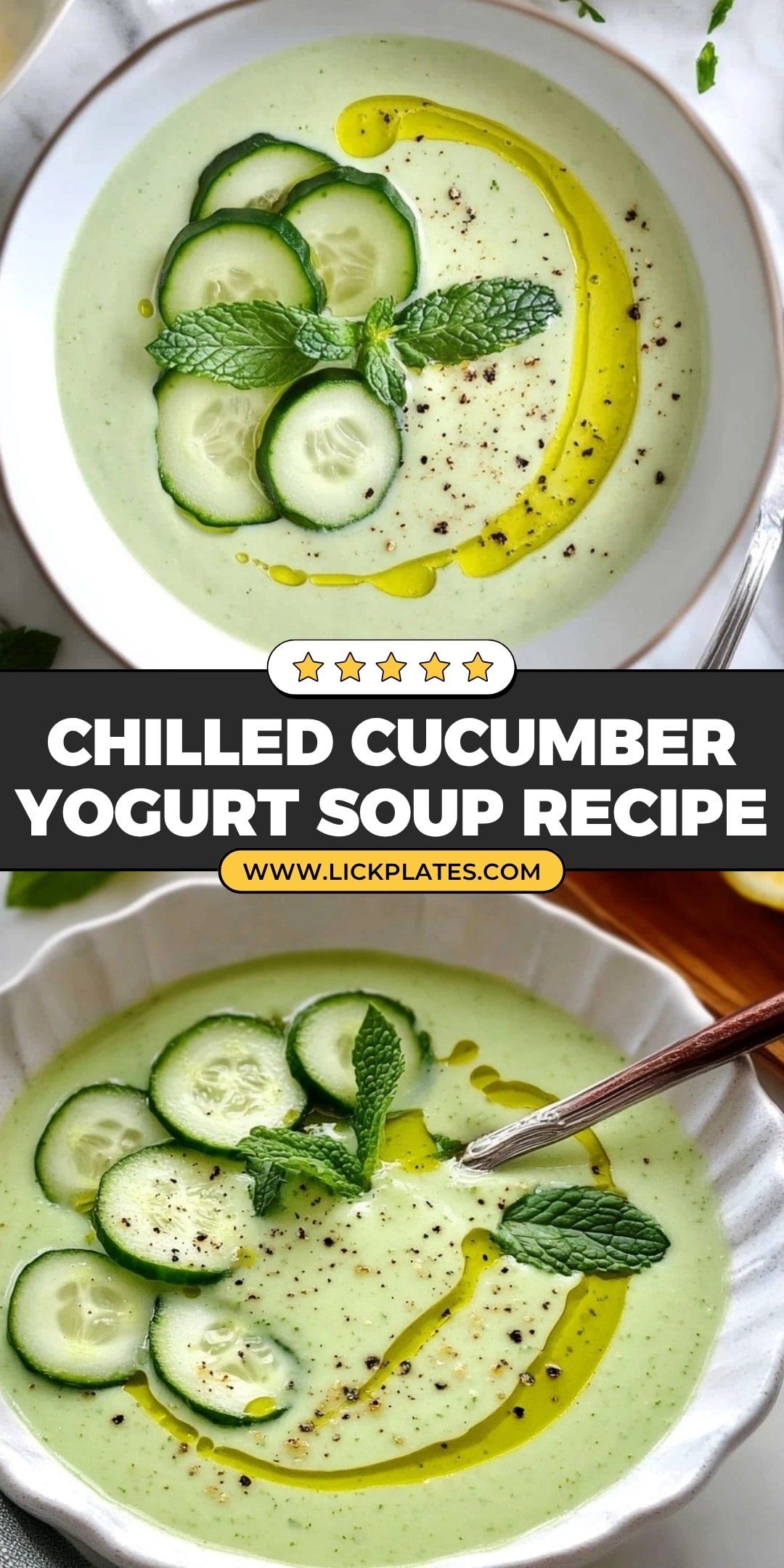Cold Cucumber Soup Recipe - Refreshing Summer Delight